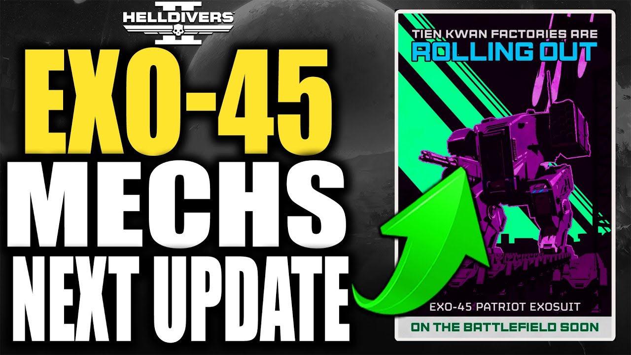 Helldivers 2 EXO-45 MECH OFFICIALLY CONFIRMED & Possible Release Date! - YouTube