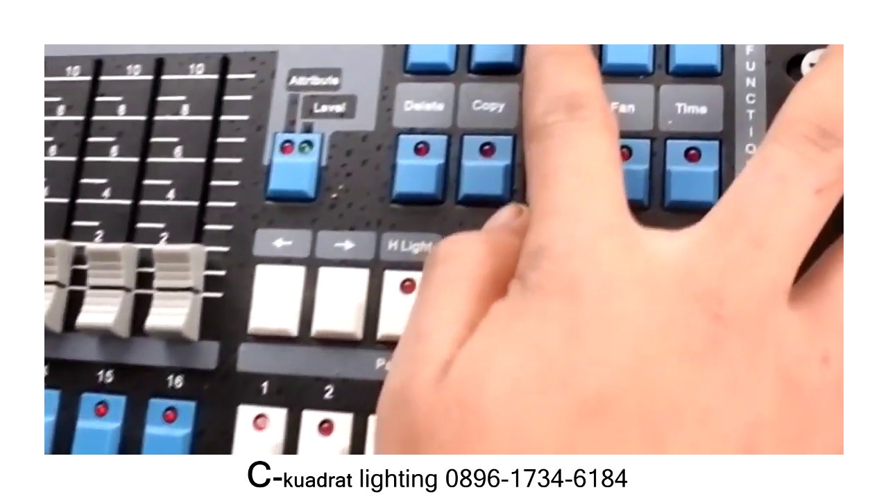 Tutorial mixer lighting Kingkong 1024 Bahasa Indonesia part 4 INVERT BEAM - YouTube