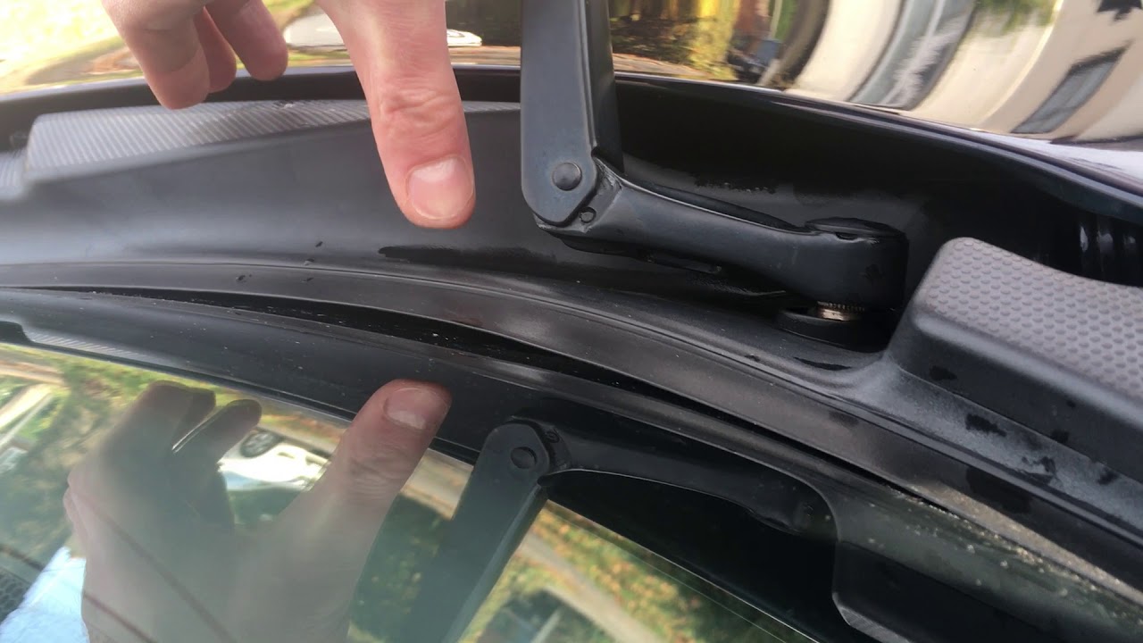 Porsche 997 loose scuttle trim - YouTube