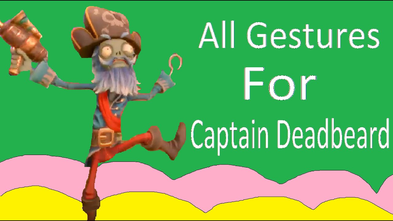 Plants Vs Zombies Battle For Neighborville - All Gestures For Captain ...