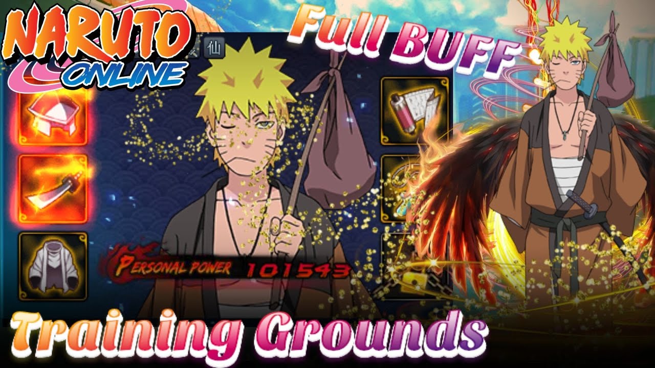 Naruto Online - FULL BUFF Naruto Ronin is RUTHLESS [Training Grounds ...