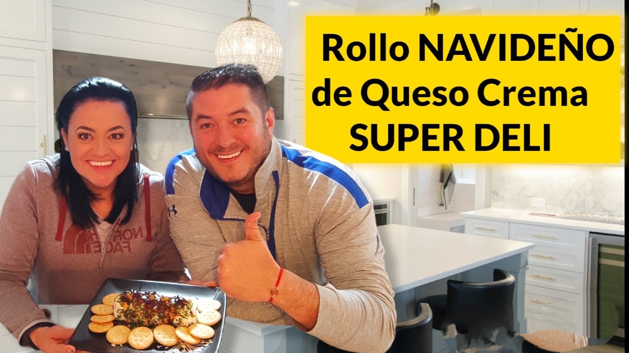 Rollo NAVIDEÑO de Queso Philadelphia! 🎅🌲 ¡SUPER FÁCIL Y DELICIOSO! 😁 ...