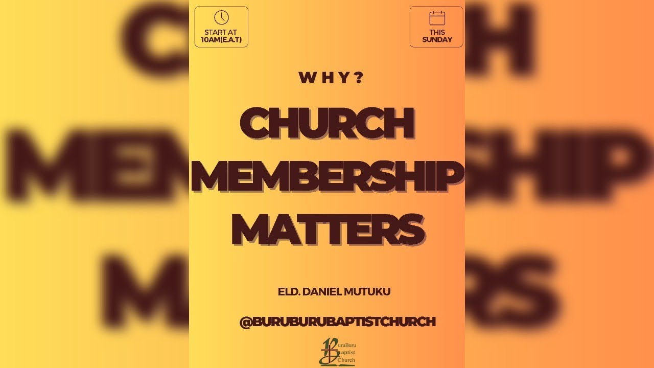 Why Church Membership Matters | BBC Sunday Service | June 11, 2023 ...