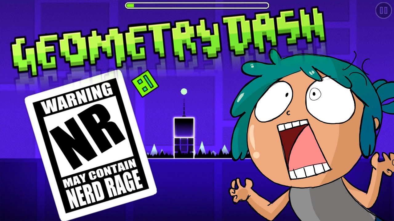 NERD RAGE ALERT!!!! | GEOMETRY DASH con EDDD00CHAN - YouTube