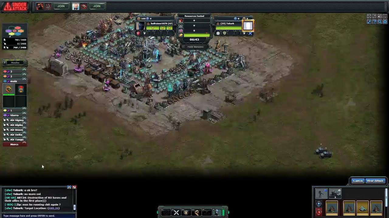 war commander new base setup test while pvp attack same time - YouTube