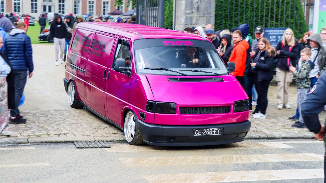 Clean TUNER cars leaving a Carshow in the RAIN | Risenation Belgian ...