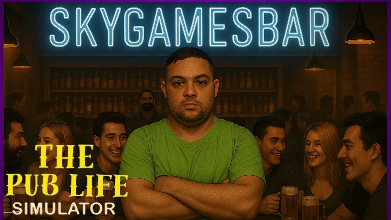 DIA QUE CRIEI UM BAR The Pub Life Simulator - YouTube