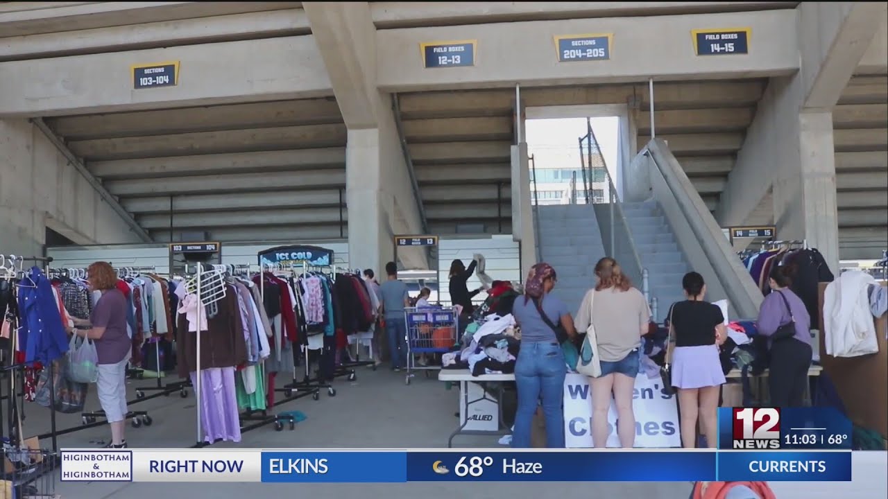Blue and Gold Mine Sale benefits United Way - YouTube