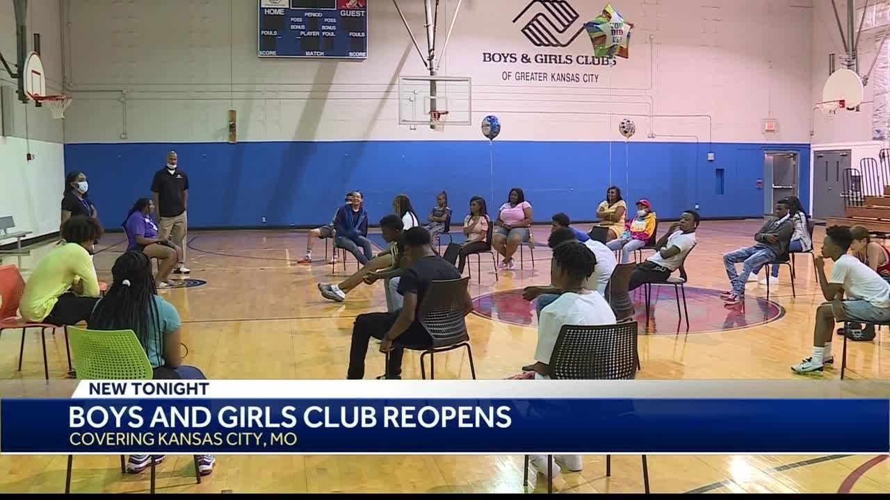 Boys and Girls Club reopens for first time in 10 weeks - YouTube