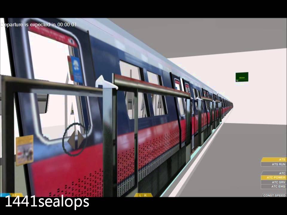 openBVE - Old motor sounds - SMRT C151 131-132 Departing Jurong East ...