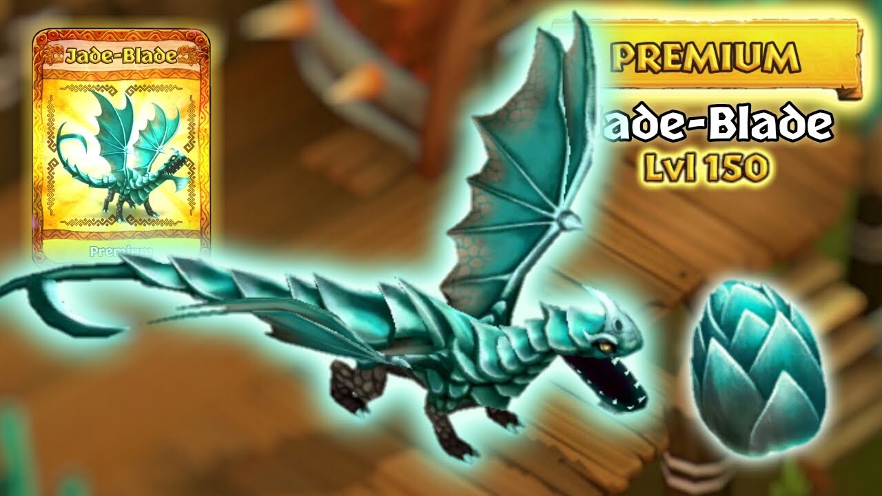 Jade-Blade (New Premium Razorwhip) Max Level 150 Titan Mode | Dragons ...