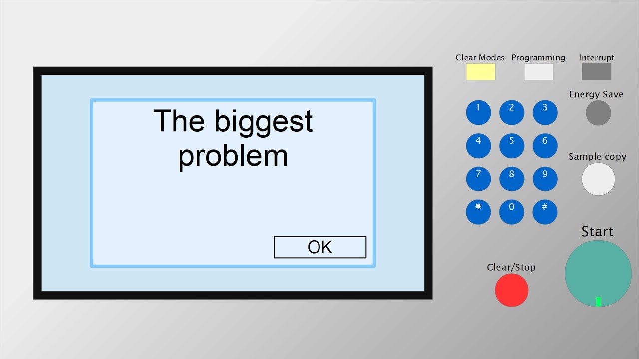 Office printer nightmares - YouTube