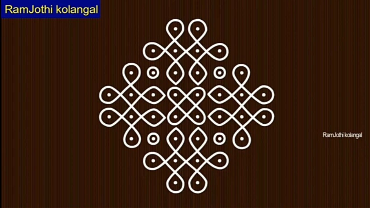 || easy rangoli , beautiful neli kolam, kambi , sikku kolam, ramjothi ...