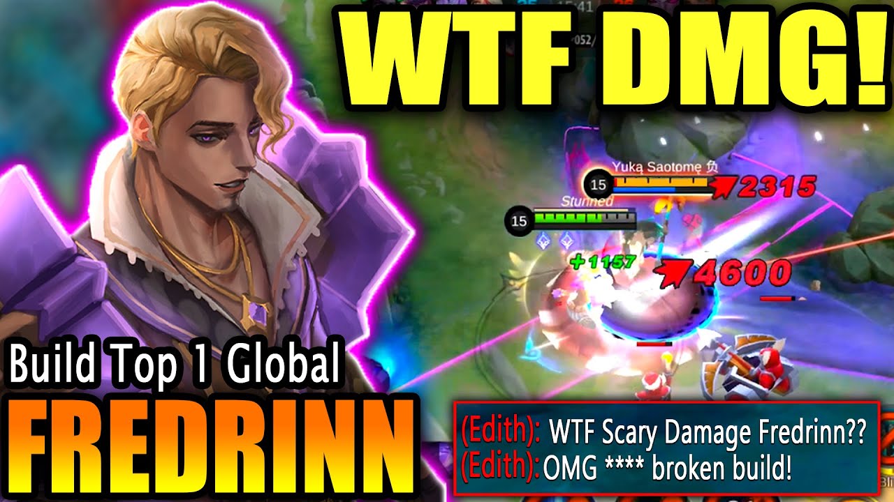 WTF CRAZY DAMAGE!!😱Top Supreme Fredrinn Best Build and Emblem 2023 ...