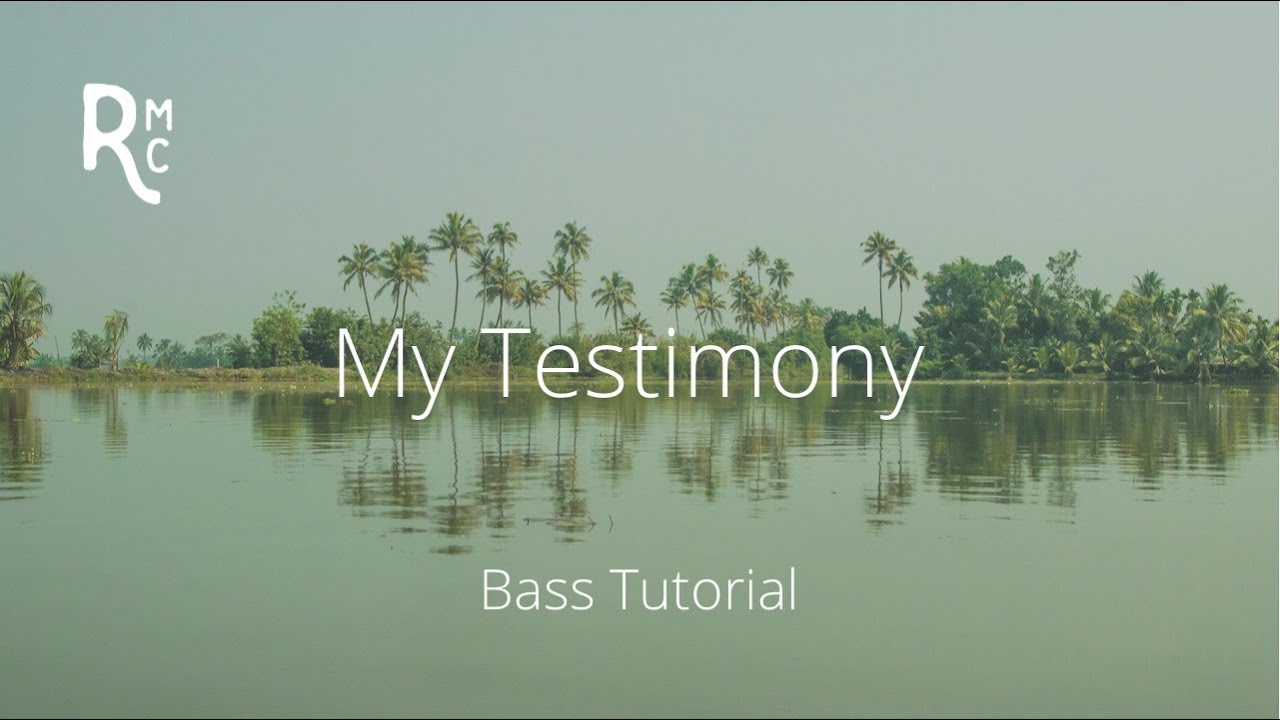 My Testimony (Elevation Worship) Bass Tutorial - YouTube