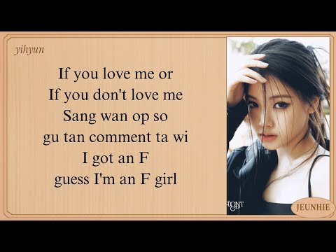 Baby DONT Cry 'F Girl' Easy Lyrics