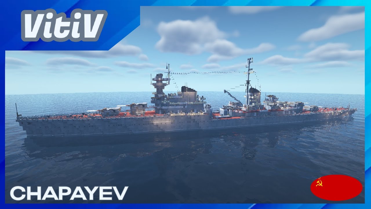 Chapayev - Chapayev-class Light Cruiser - Minecraft - YouTube