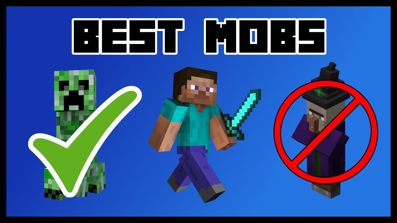 Minecraft: The Best and Worst Mobs Tier List - YouTube