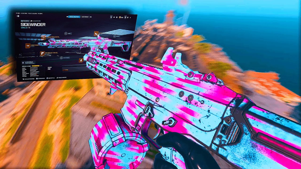 The SIDEWINDER is AMAZING on REBIRTH ISLAND (Best Sidewinder Class ...