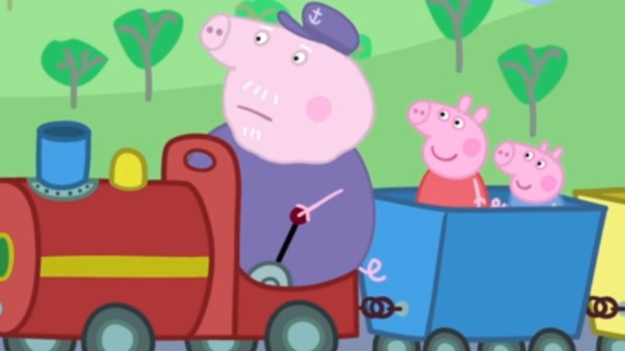Peppa Pig Drives a Train 🐷🚂 Peppa Pig Official Channel Family Kids ...