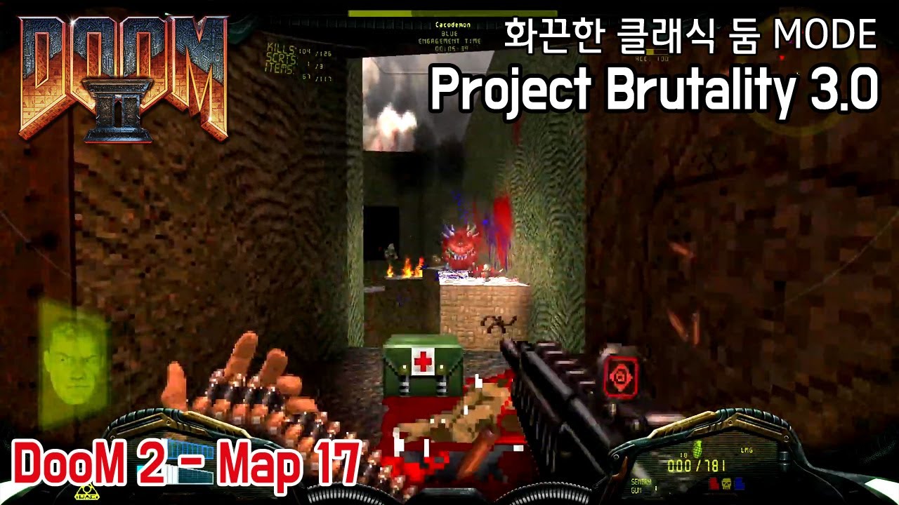 DooM 2 map17 Tenements- Brutal DooM Project brutality 3.0 beta mode ...