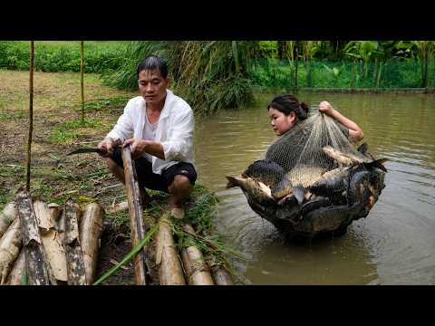 Full Video: A Young Woman Showcases Traditional Fishing Skills – Warmly Helped by a Kind-Hearted Man