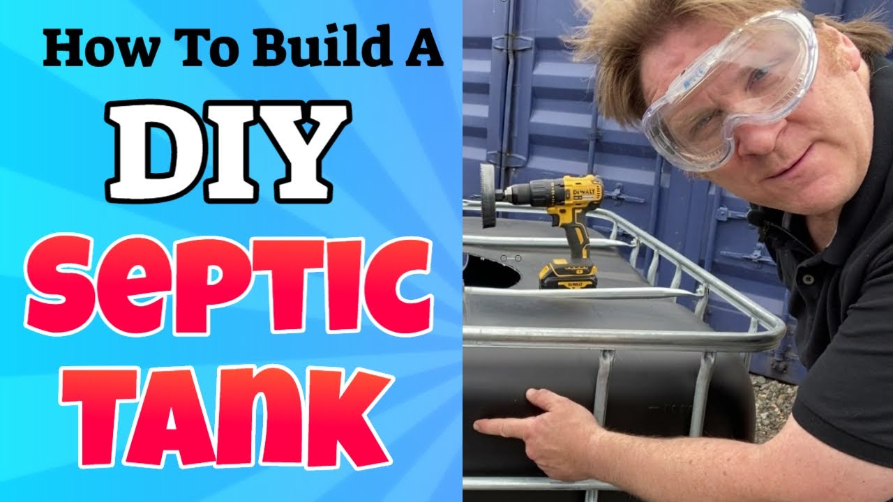how to make a diy septic tank - YouTube