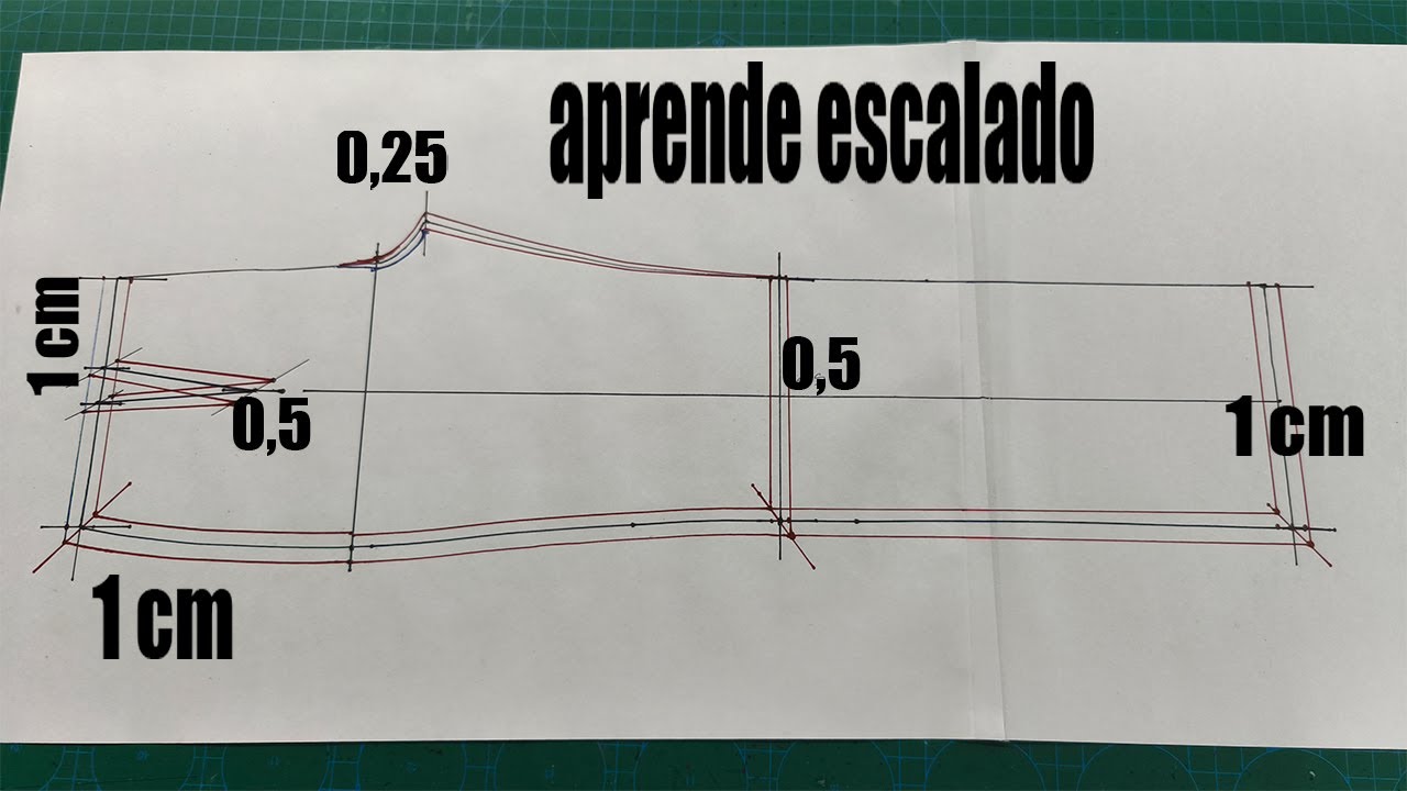 como hacer escalado correctamente de pantalon - YouTube