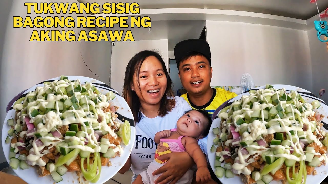 FAMILY TIME at Pagluluto ng tukwang sisig ng aking asawa - YouTube