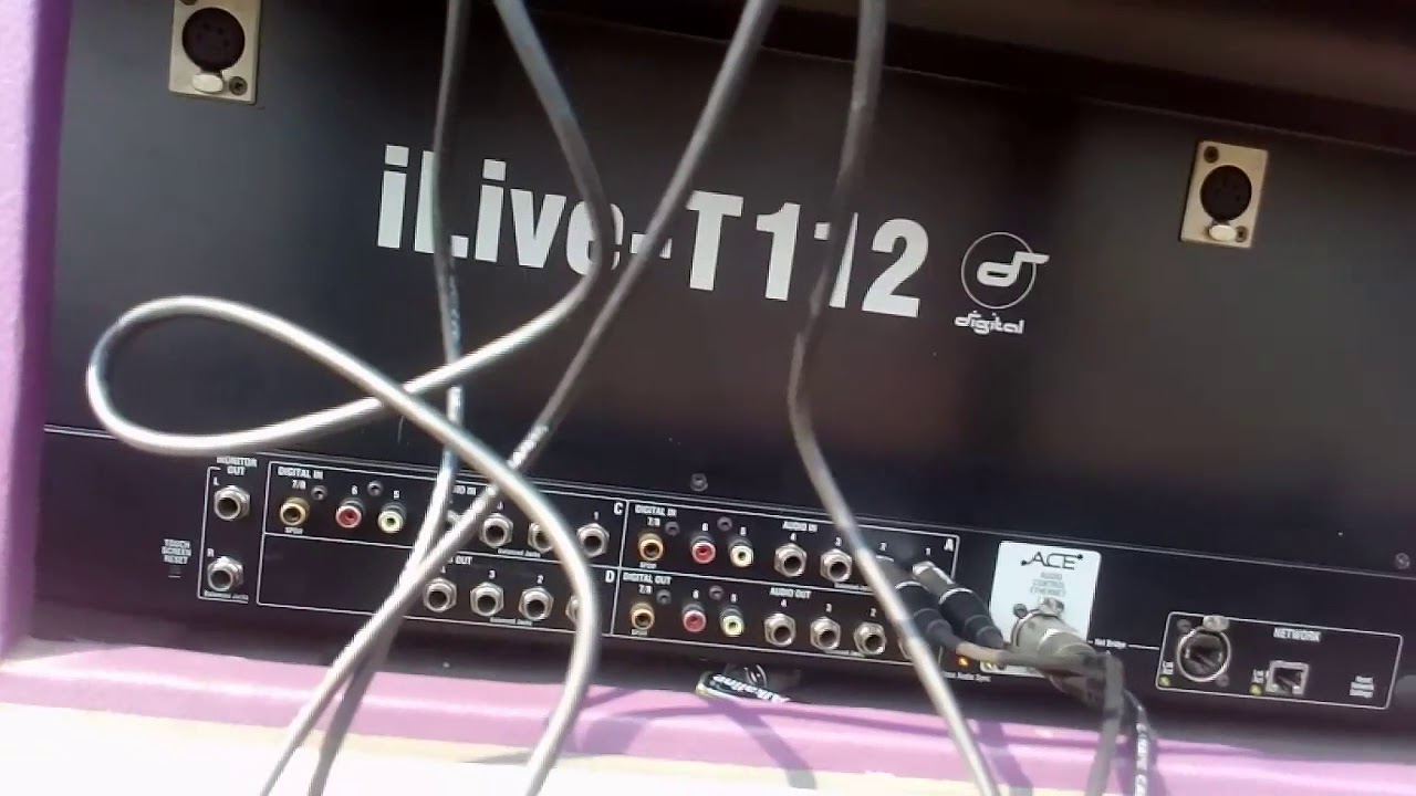 Check Sound Allen&Heath iLive T112 dan Speaker Audio Center - YouTube