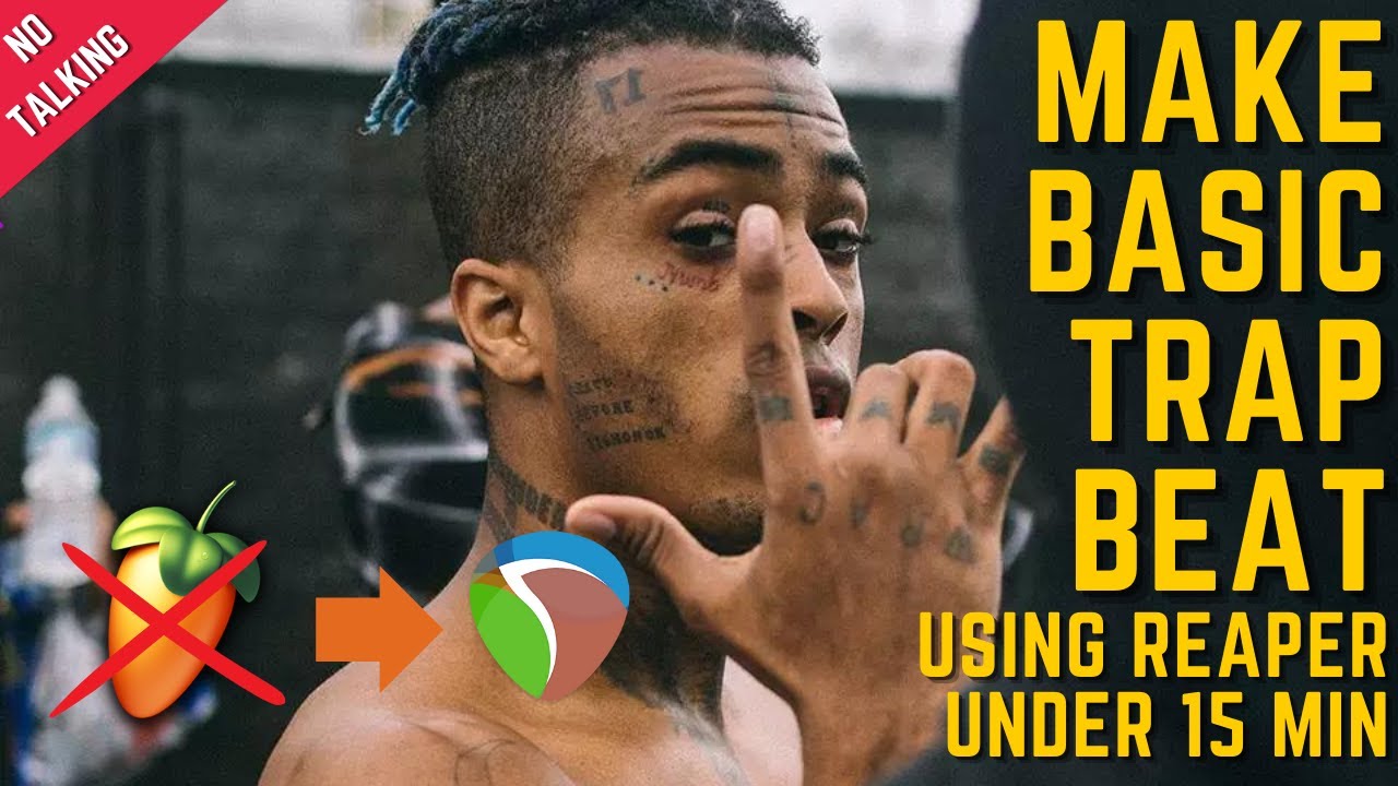 How to make Simple Trap beat | Making an Original Song in Reaper ( FL ...