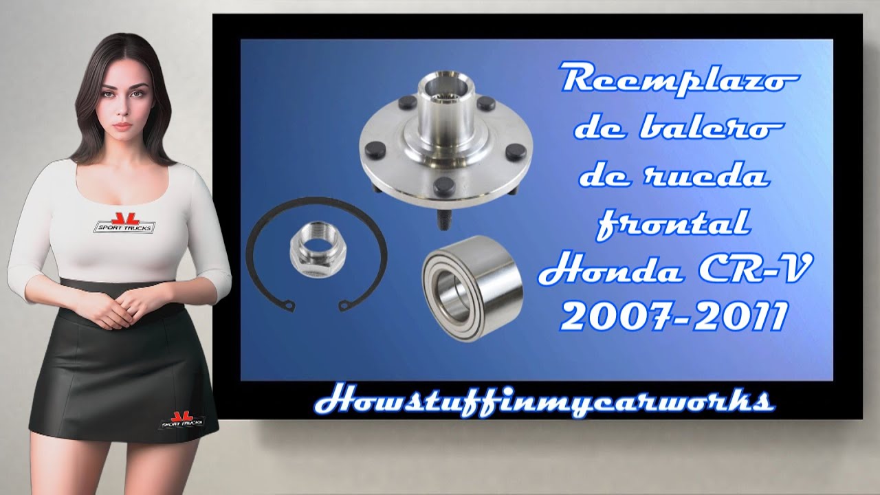Como reemplazar balero de rueda frontal en Honda CR-V modelos 2007 al ...