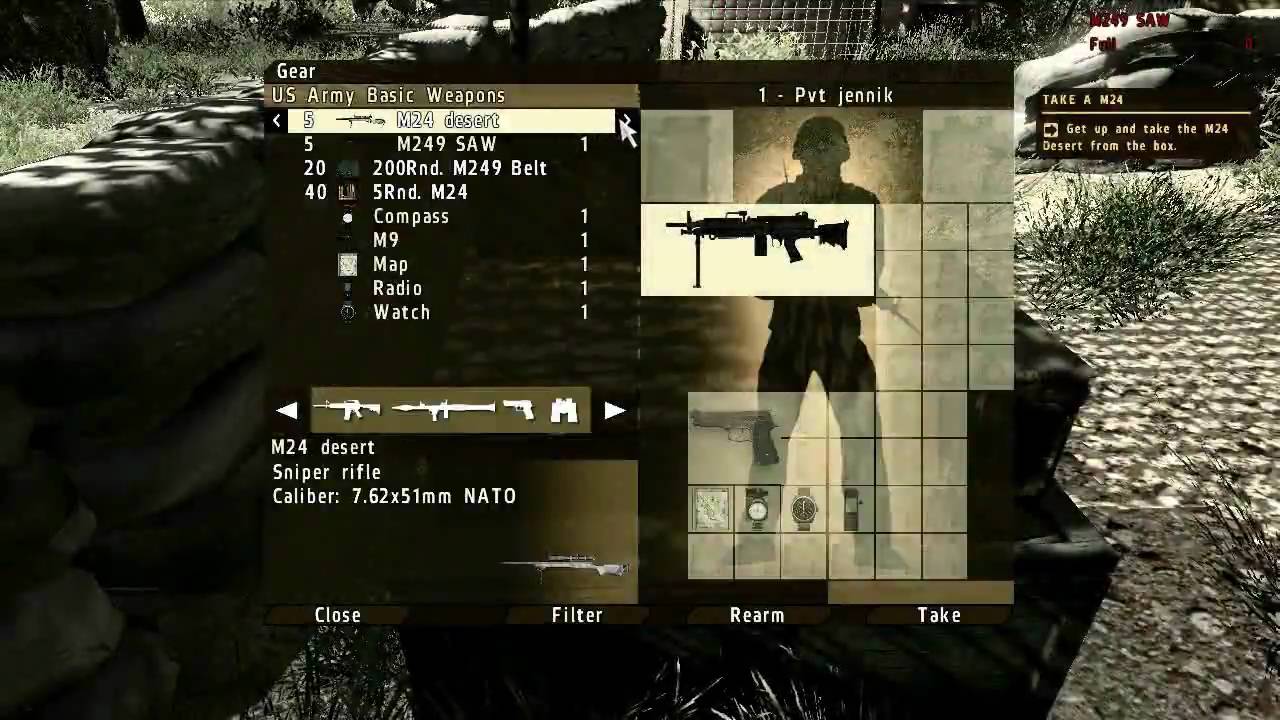 ArmA 2: Operation Arrowhead (PC) - Weapons Gameplay Preview Trailer ...