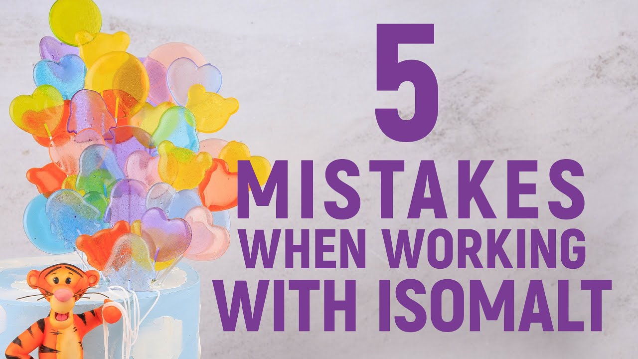 5 Mistakes in Working With Isomalt - YouTube