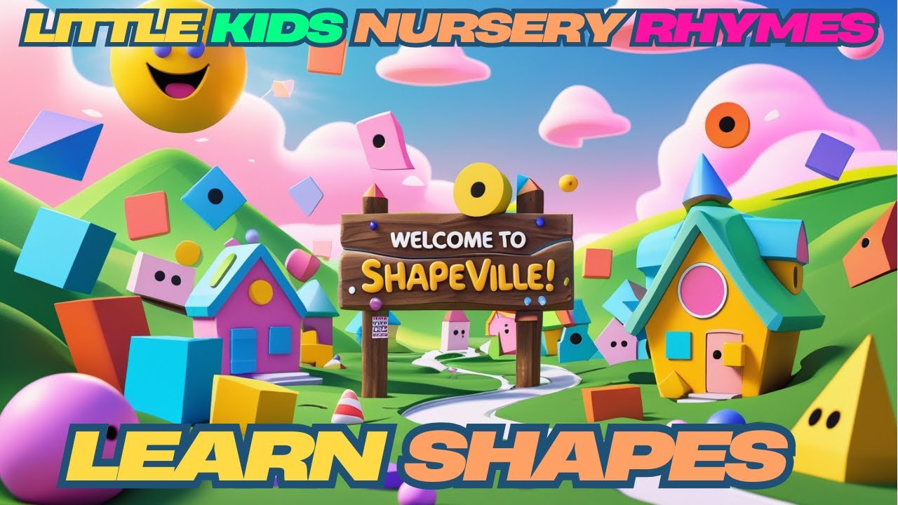 Magical Talking Shapes Song | Learn Shapes for Kids | Fun Nursery Rhyme ...