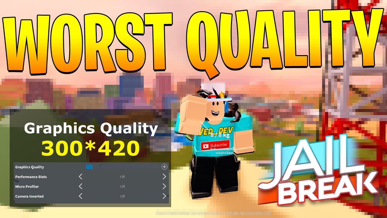 PLAYING JAILBREAK ON THE *WORST* GRAPHICS! (Roblox) - YouTube