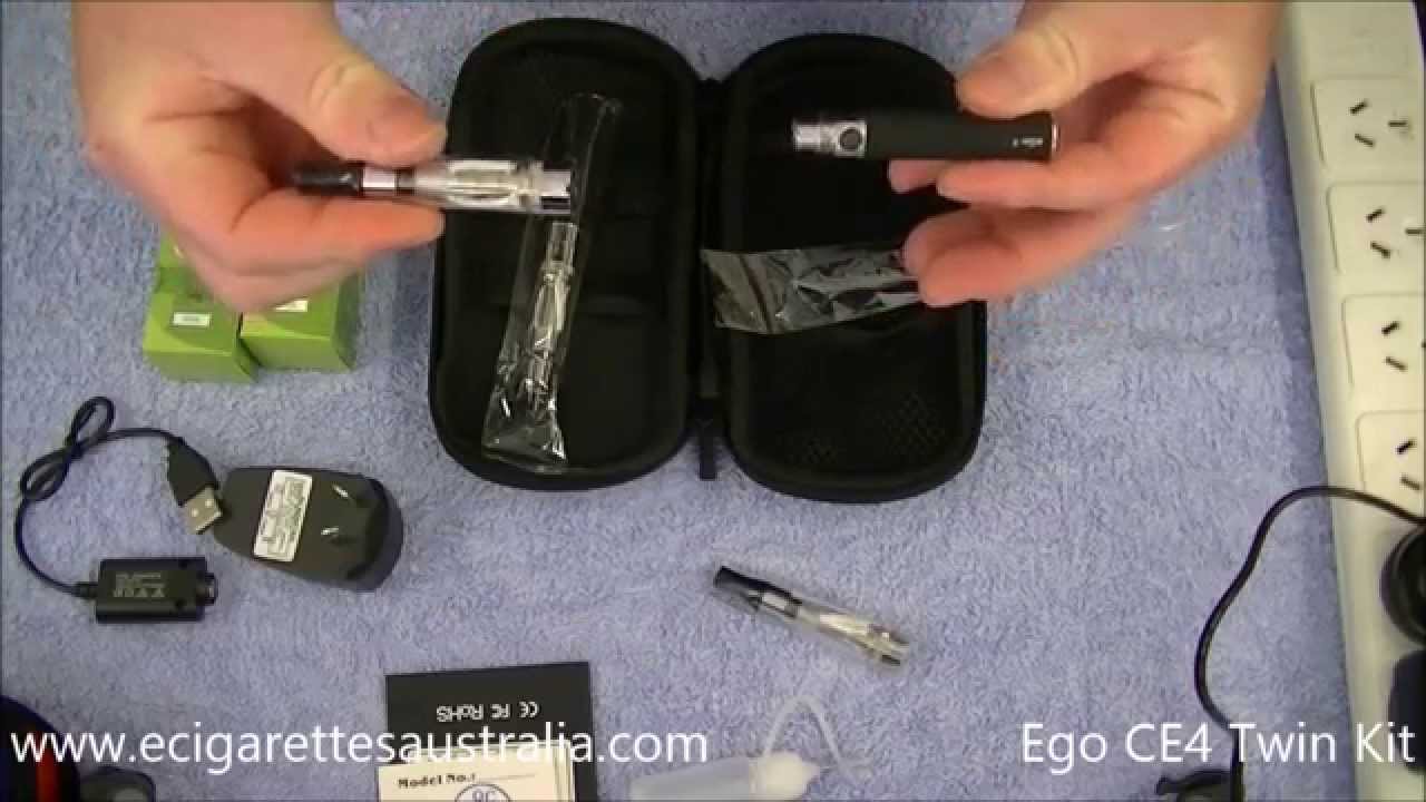 Ego CE4 Twin Starter Kit - YouTube
