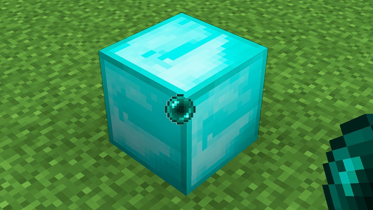 what is inside the diamond block? - YouTube