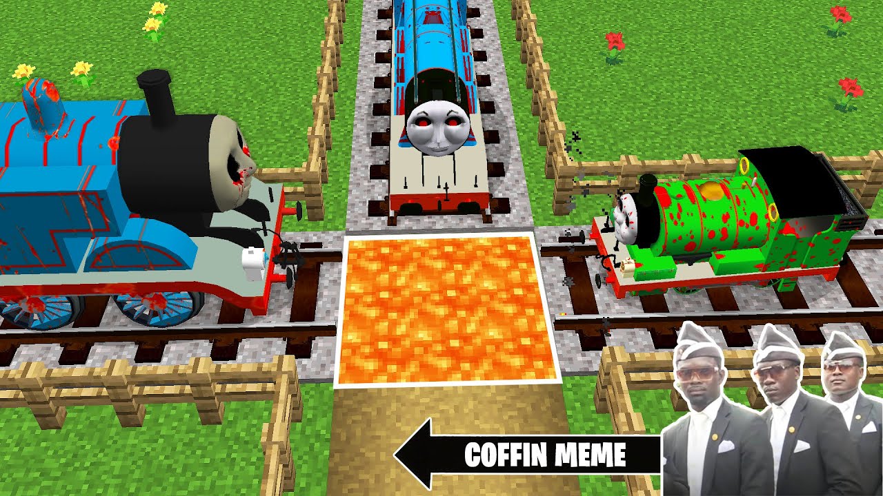 Traps for THOMAS THE TANK ENGINE.exe and FRIENDS in Minecraft vs PJ ...