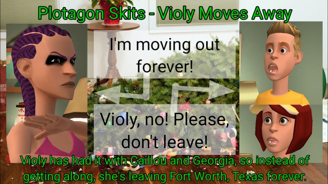 Plotagon Skits - Violy Moves Away - YouTube