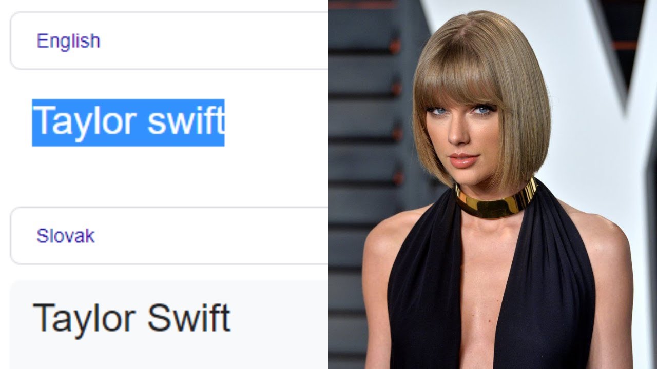 Taylor swift | in different languages meme - YouTube