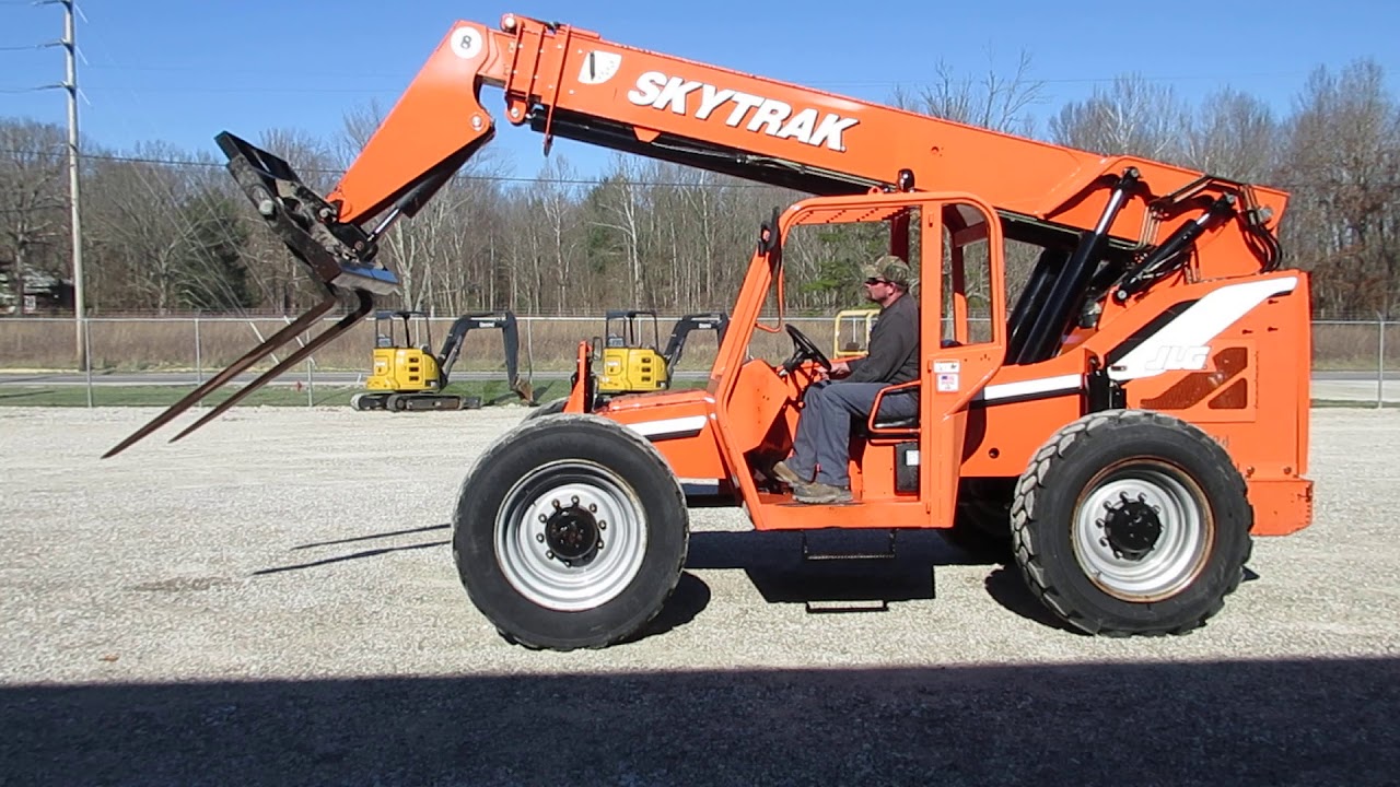 Sky Trak 8042 JLG Telehandler C&C Equipment Low hours! - YouTube