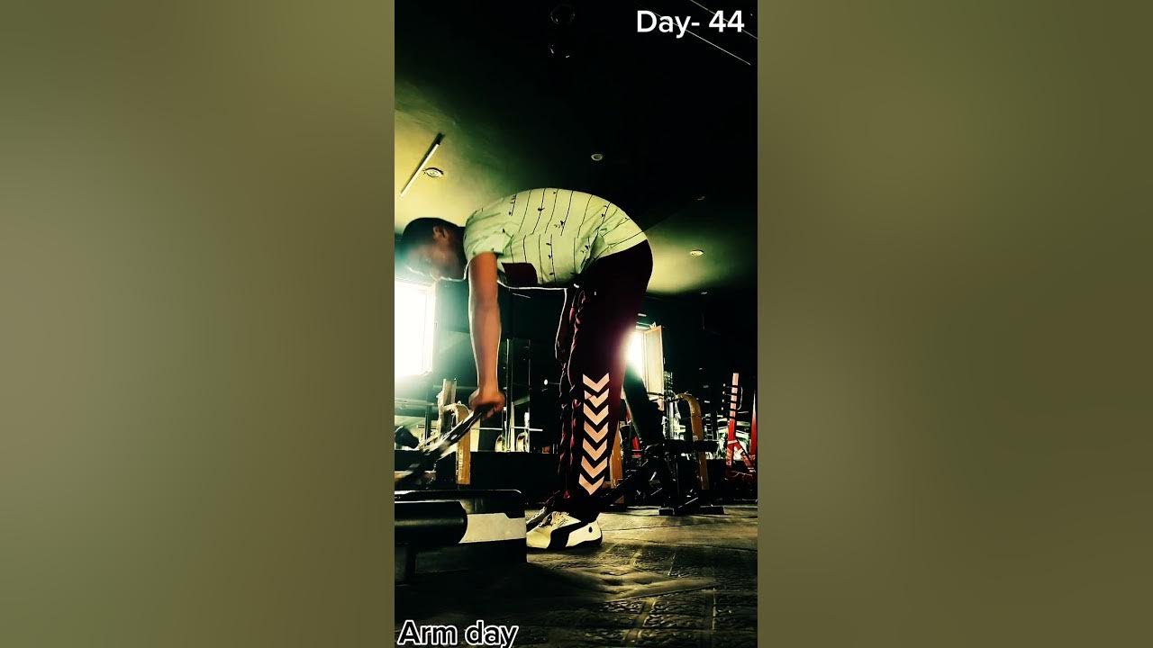 Day- 44 Arm day 💪🏻 #100daystransformation #gymworkout #gym #fit #video #arm - YouTube