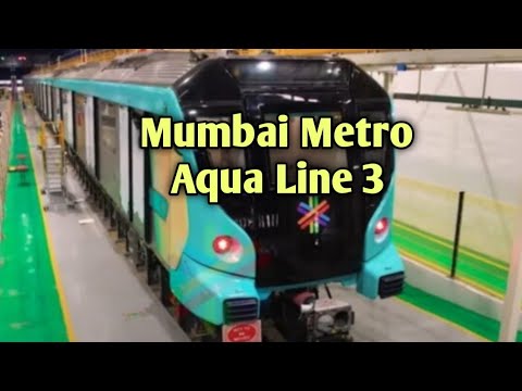 Mumbai Metro Aqua Line 3 || Colaba-Bandra Seepz line || Under Ground ...
