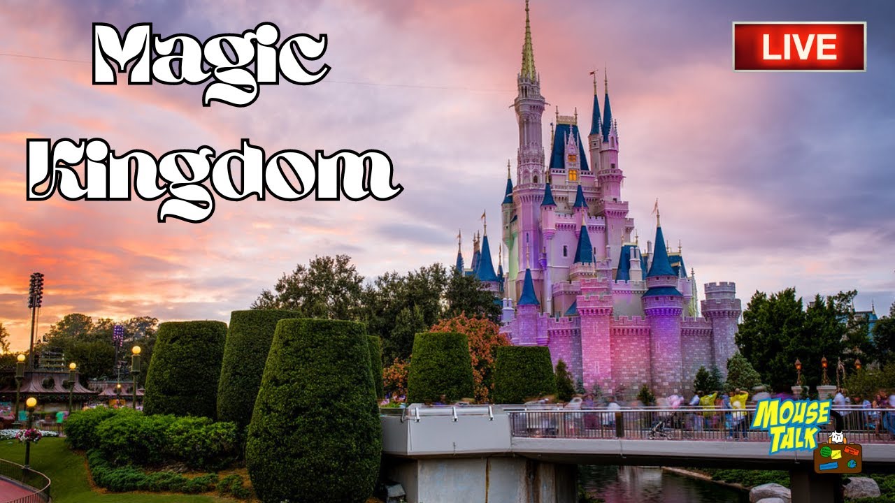 🔴 LIVE: Magic Kingdom Sunday Morning Walk in the Park | Walt Disney ...