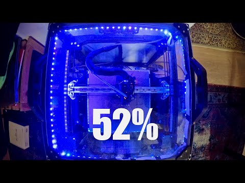 LED progress bar with Klipper - YouTube