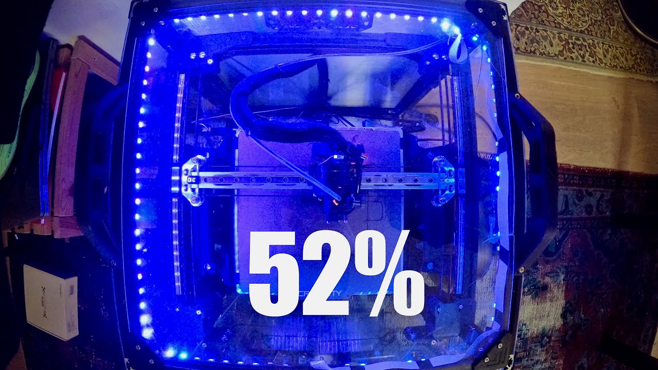 LED progress bar with Klipper - YouTube