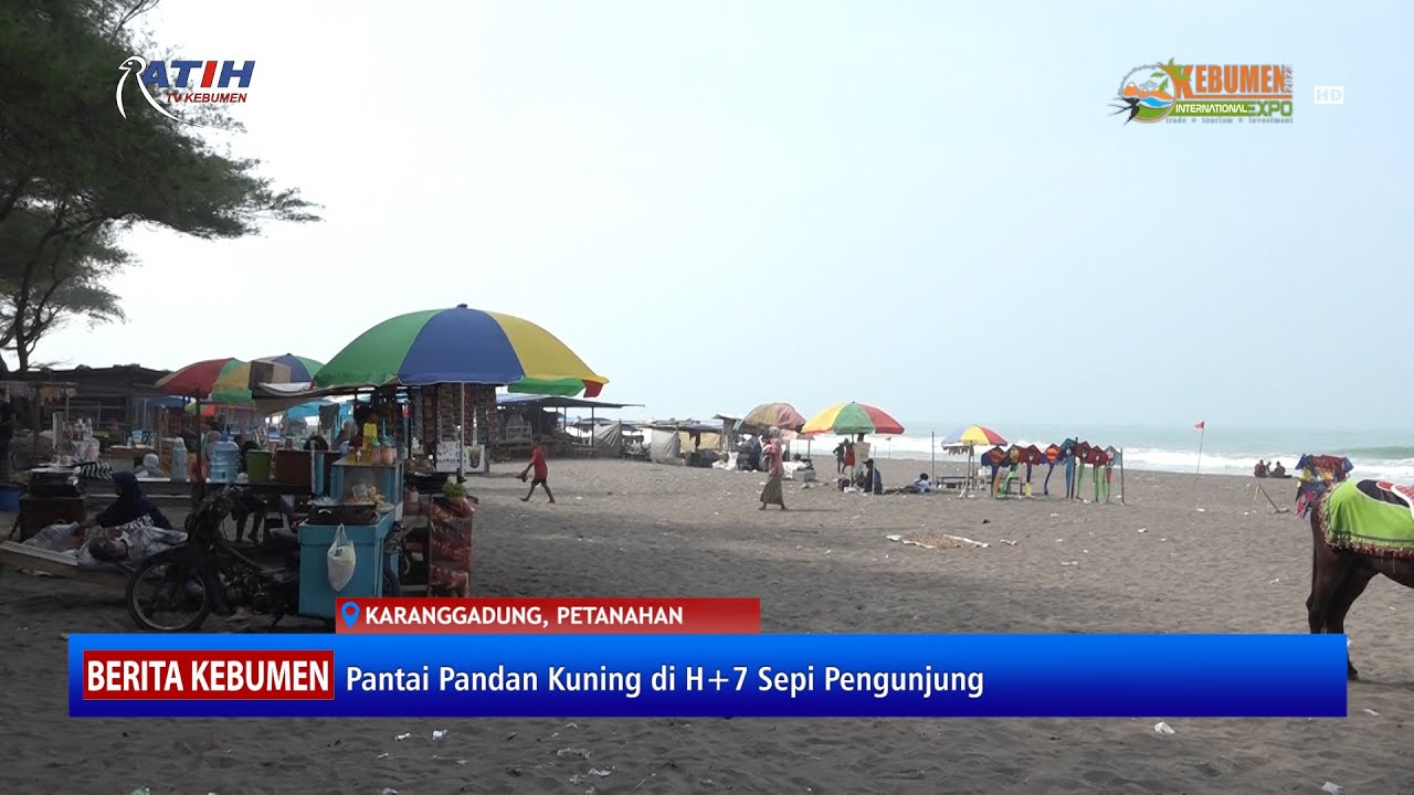 Pantai Pandan Kuning di H+7 Sepi Pengunjung - YouTube
