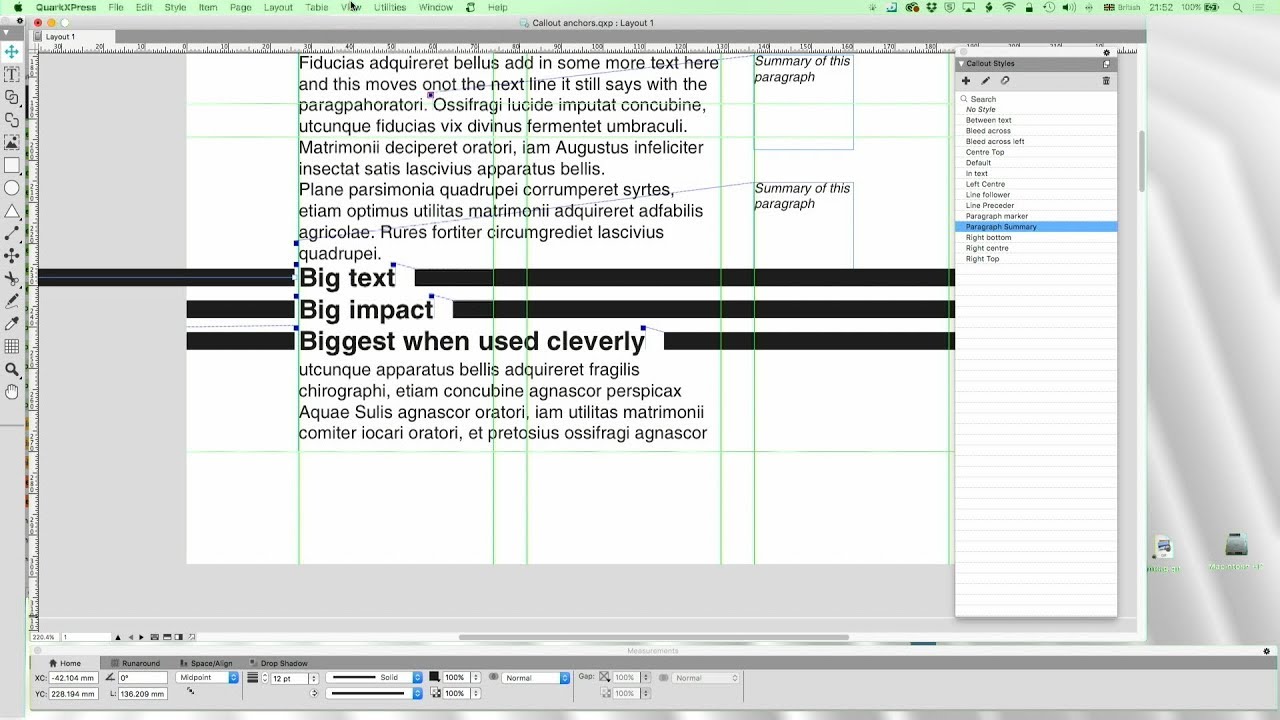 38 - DTP with QuarkXPress: Anchoring in text - YouTube