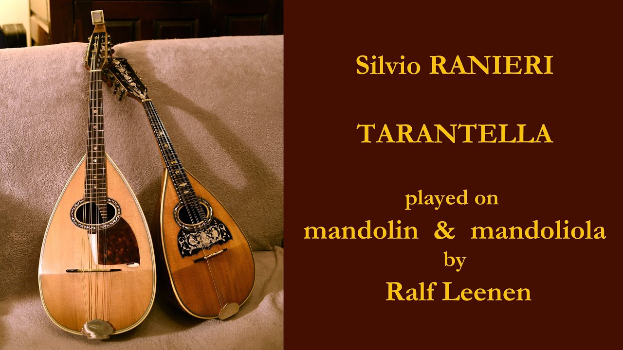 Silvio RANIERI - TARANTELLA - mandolin & mandoliola duet - YouTube